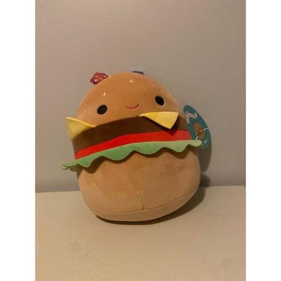 Squishmallows | Toys | Squishmallows Carl The Cheeseburger 8 Stuffed ...
